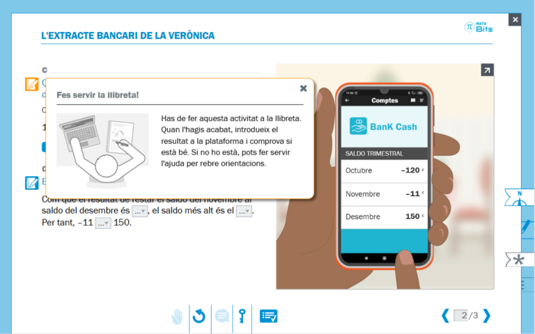 Eines complementàries als continguts digital - Math Bits